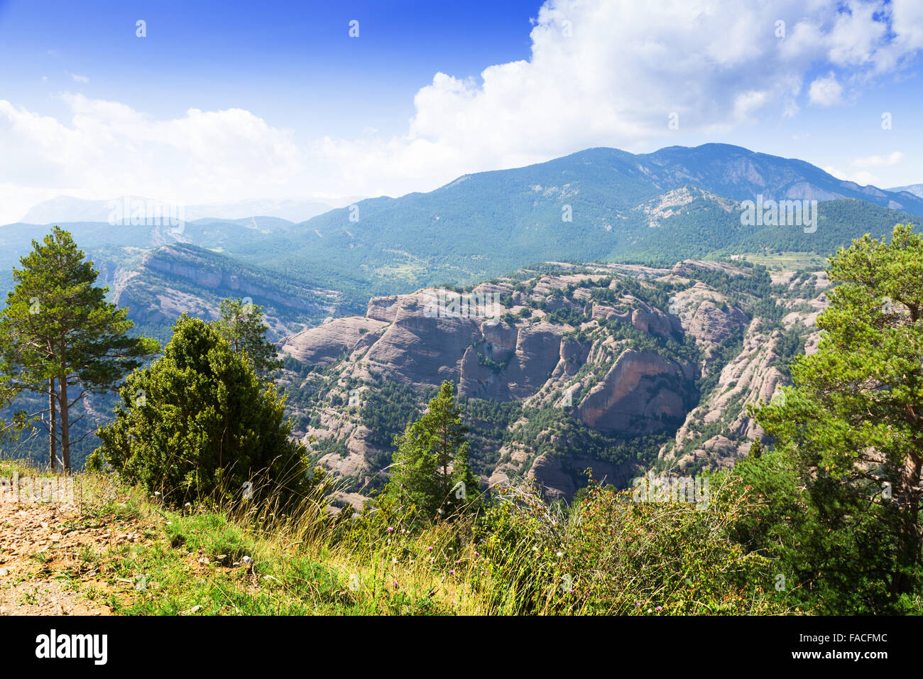 rocky mountain in summer day. Pyrenees, Spain Stock Photo - Alamy