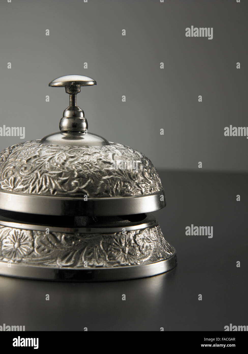 Desk bell silver hi-res stock photography and images - Alamy