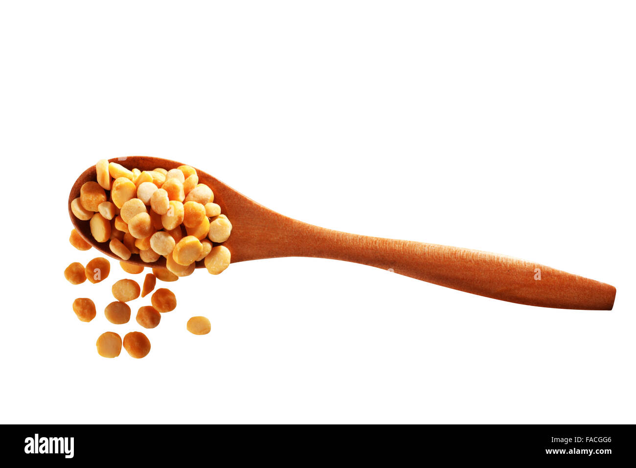 A spoon od of asian food dahl with clipping path Stock Photo - Alamy