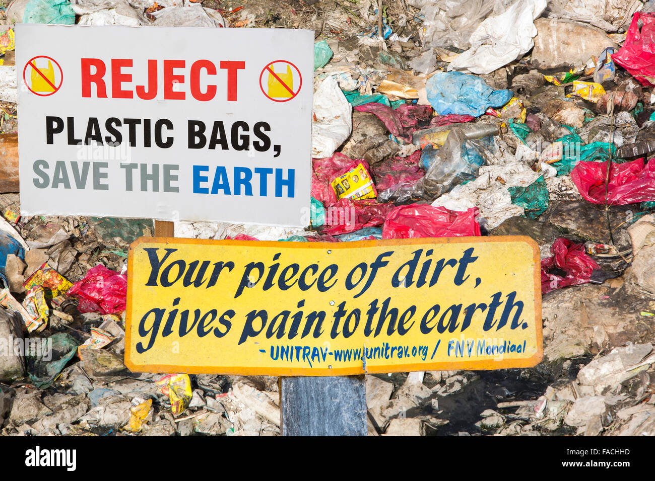 The Bishnumati river running through Kathmandu in Nepal. The river is ...