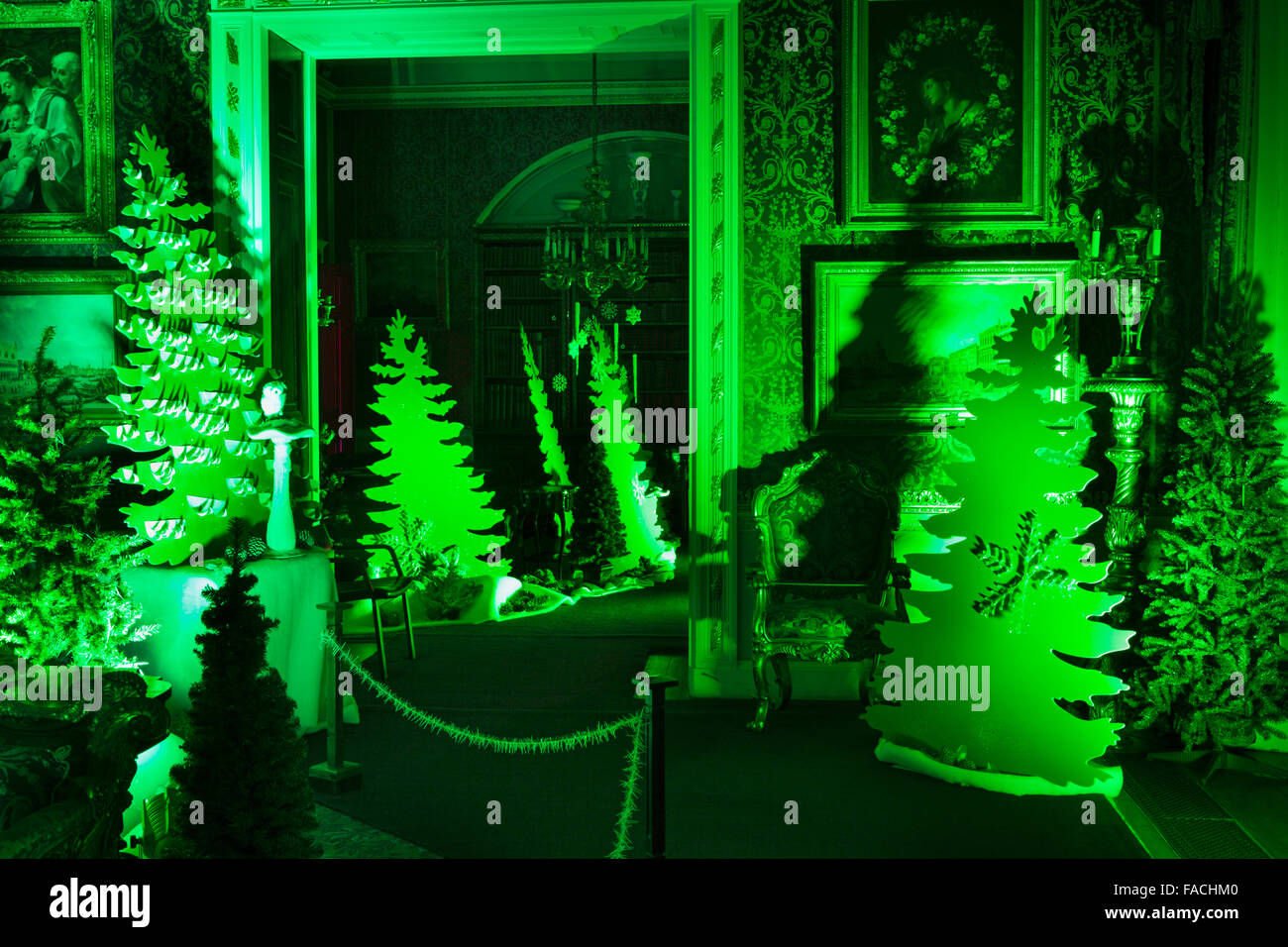 UK, England, Cheshire, Knutsford, Tatton Hall, Drawing Room Nutcracker ...