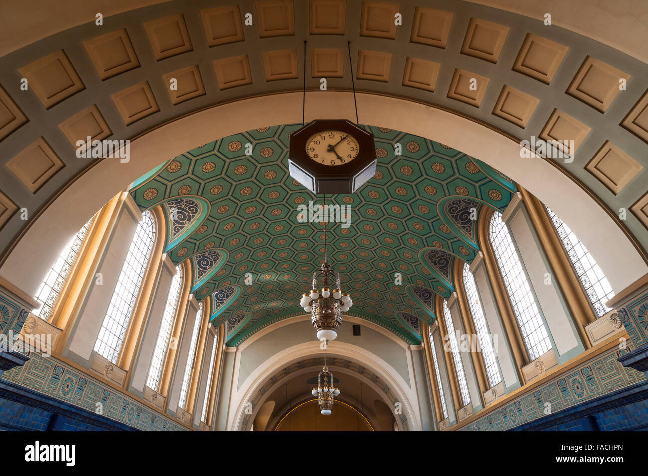 Concourse, Art Nouveau, Görlitz, Upper Lusatia, Saxony, Germany Stock ...