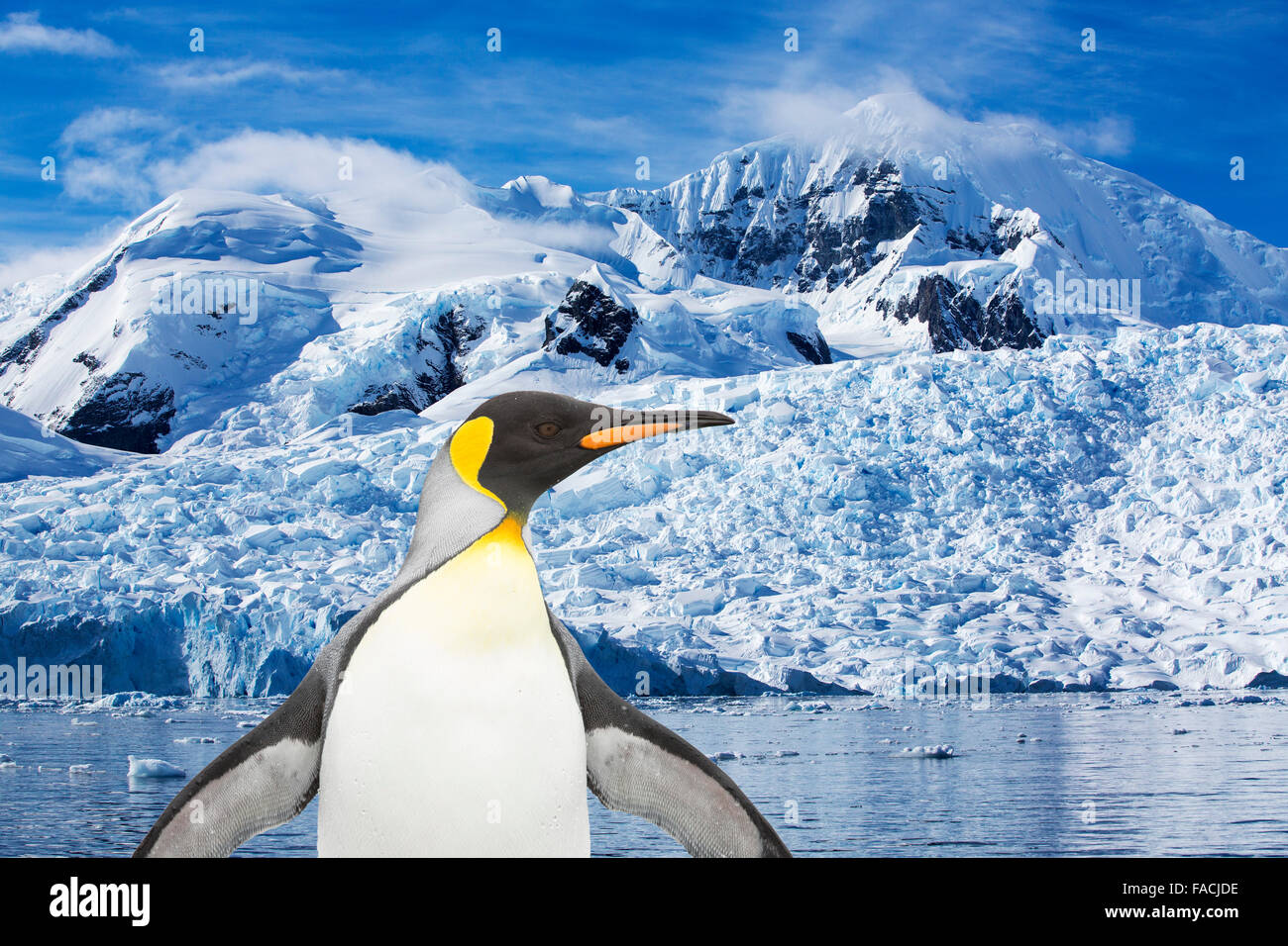 Stunning coastal scenery beneath Mount Walker in Paradise Bay off ...