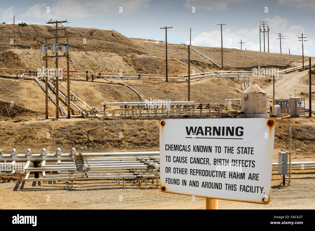 The Kern River oilfield in Oildale, Bakersfield, California, USA ...