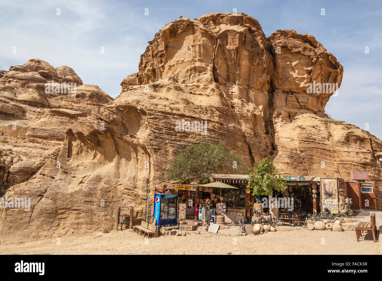 The Ancient Nabataean city of Petra, Jordan, Middle East Stock Photo ...