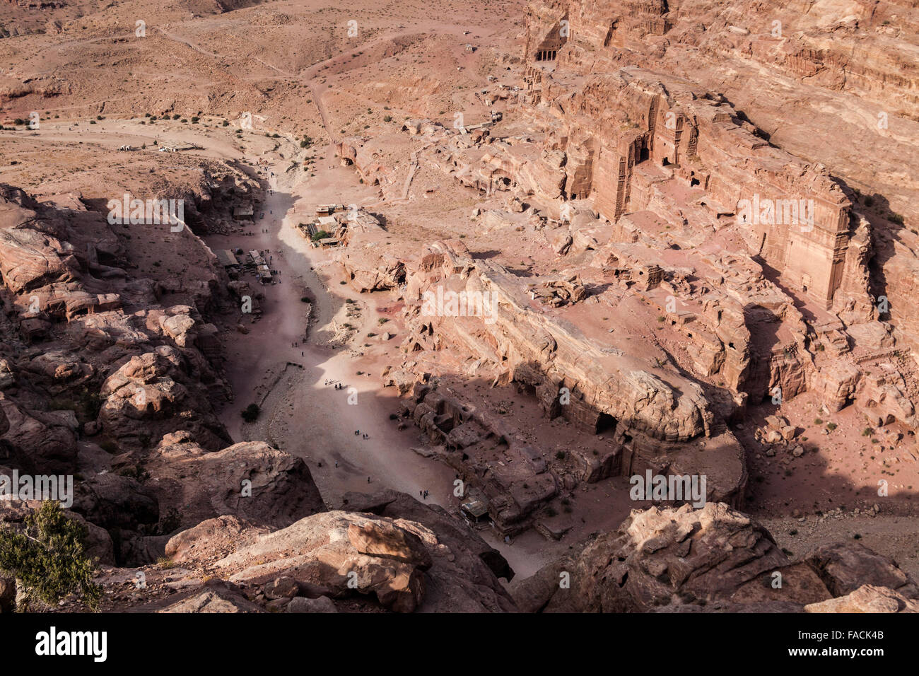 The Ancient Nabataean city of Petra, Jordan, Middle East Stock Photo ...
