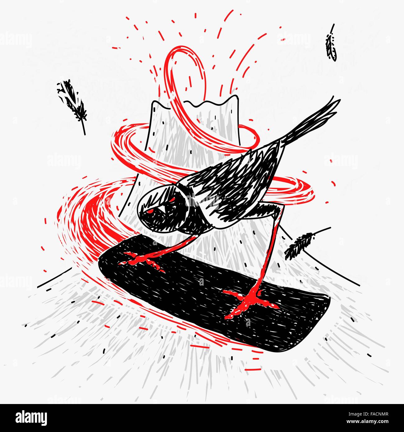 Evil bird Cut Out Stock Images & Pictures - Alamy