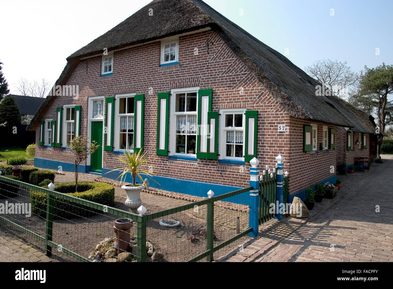 Old village of Staphorst, Netherlands Stock Photo - Alamy