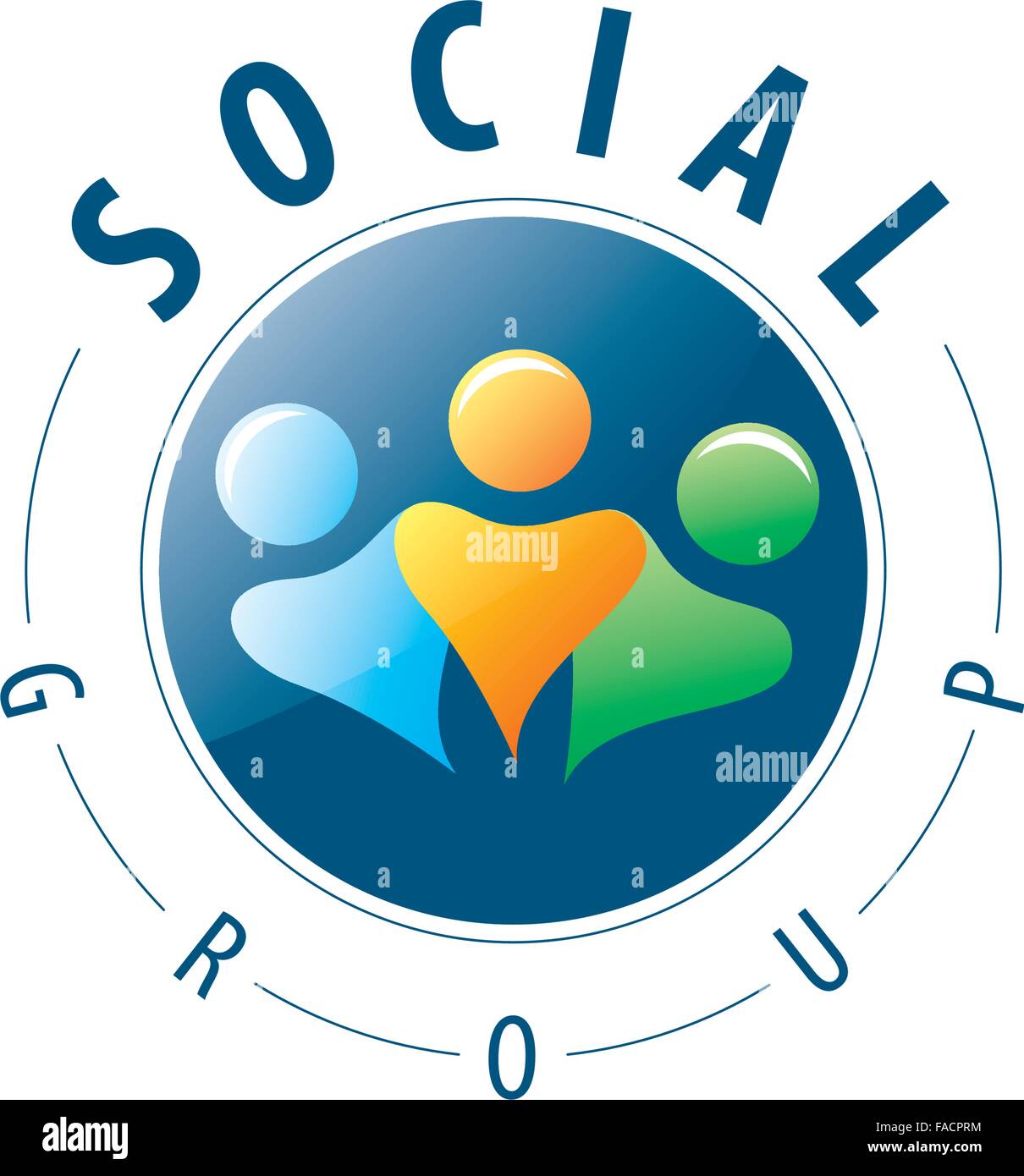 Social Group logo Stock Vector Image & Art - Alamy