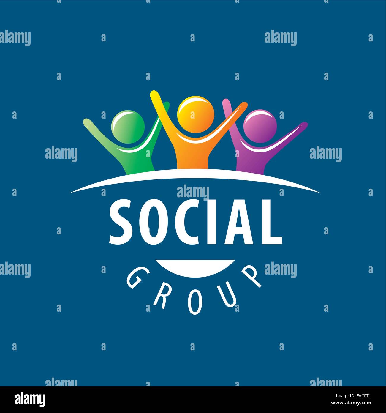 Social Group logo Stock Vector Image & Art - Alamy