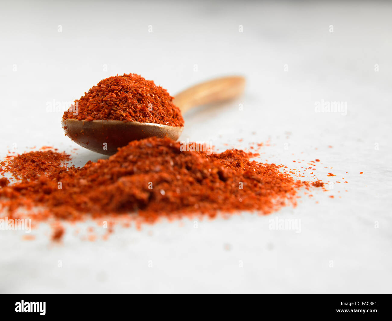 spoon full of the chilli powder Stock Photo - Alamy