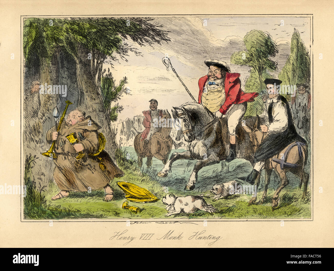 Henry viii hunting the monks hi-res stock photography and images - Alamy