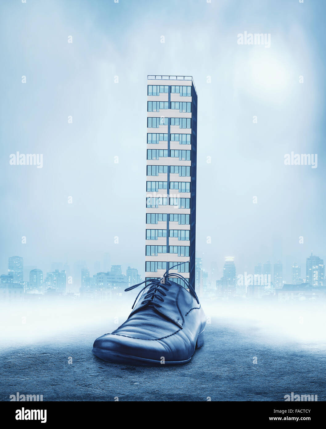 Office building in the shoe Stock Photo - Alamy