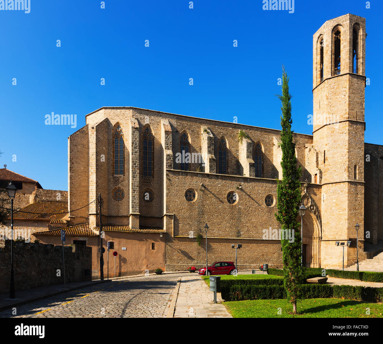 Cathedral of Pedralbes Monastery at Barcelona. Spain Stock Photo - Alamy