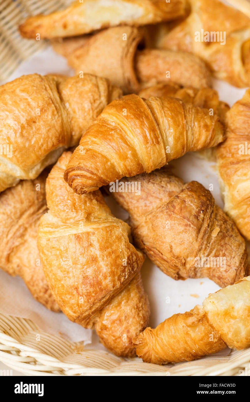 Croissants basket hi-res stock photography and images - Alamy