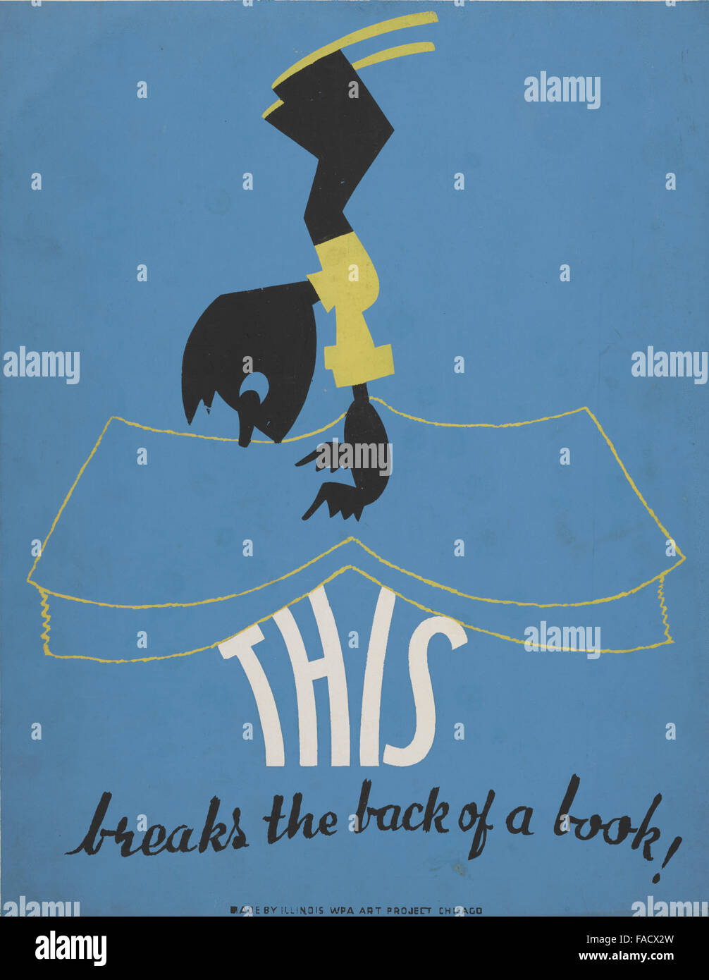 Work Projects Administration Wpa Poster For Reading And Libraries