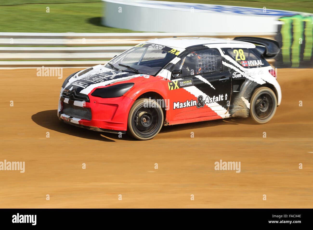 Alexander Hvaal drives Citroen DS3 of JC Race Teknik Team in FIA World ...
