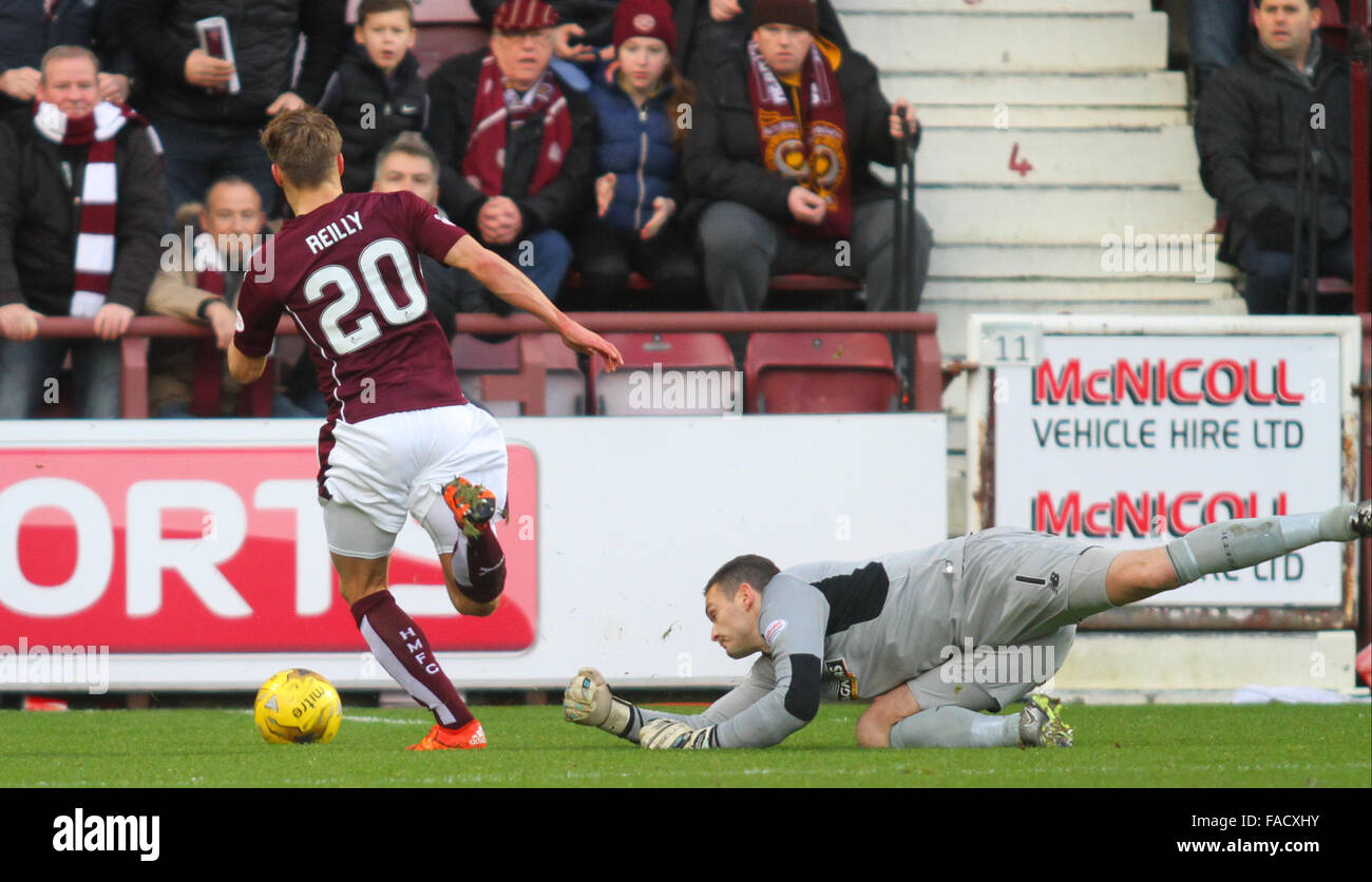 Tynecastle Stadium, Edinburgh, Scotland. 27th Dec, 2015. Scottish ...