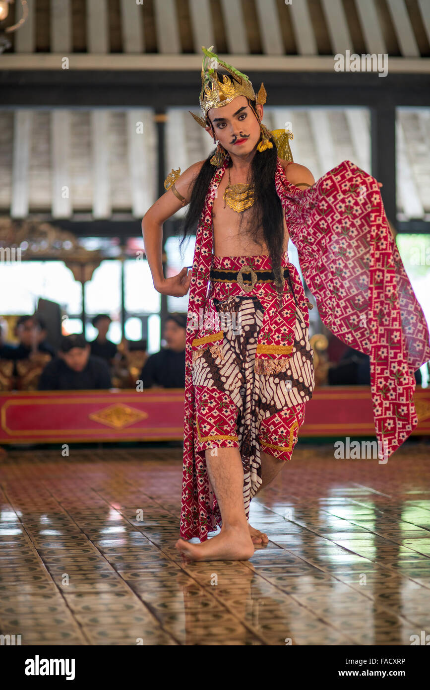 dancer performing a traditional Javanese dance at The Sultan's Palace ...