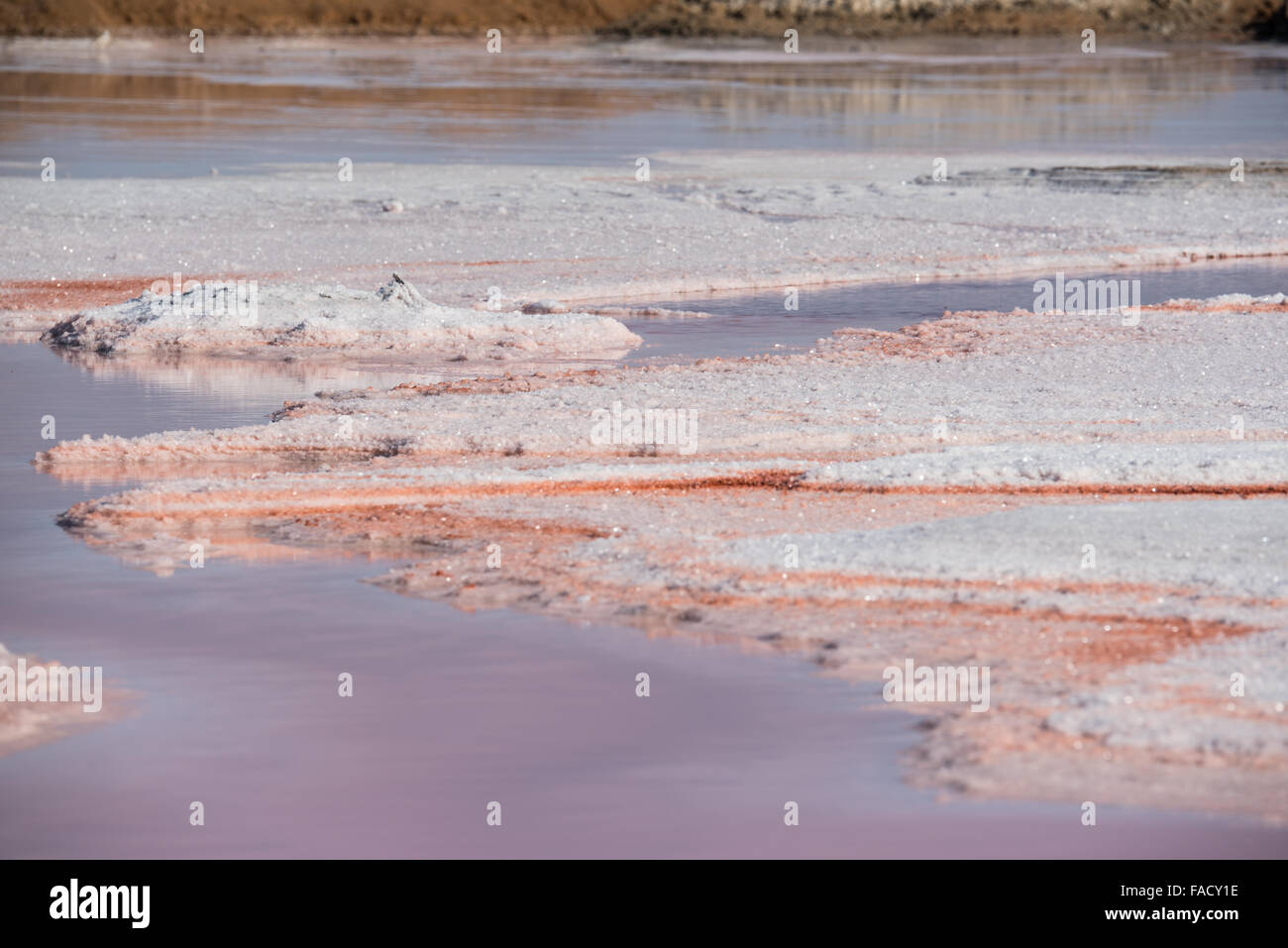 Salt works at Walvis Bay Stock Photo - Alamy