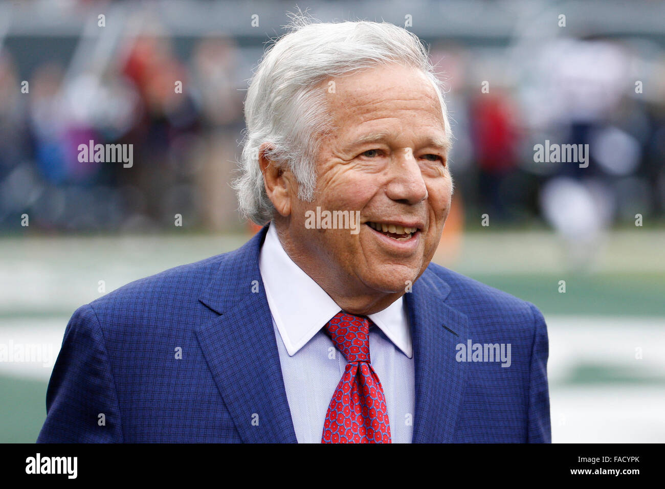 December 27, 2015, New England Patriots owner Robert Kraft looks on ...