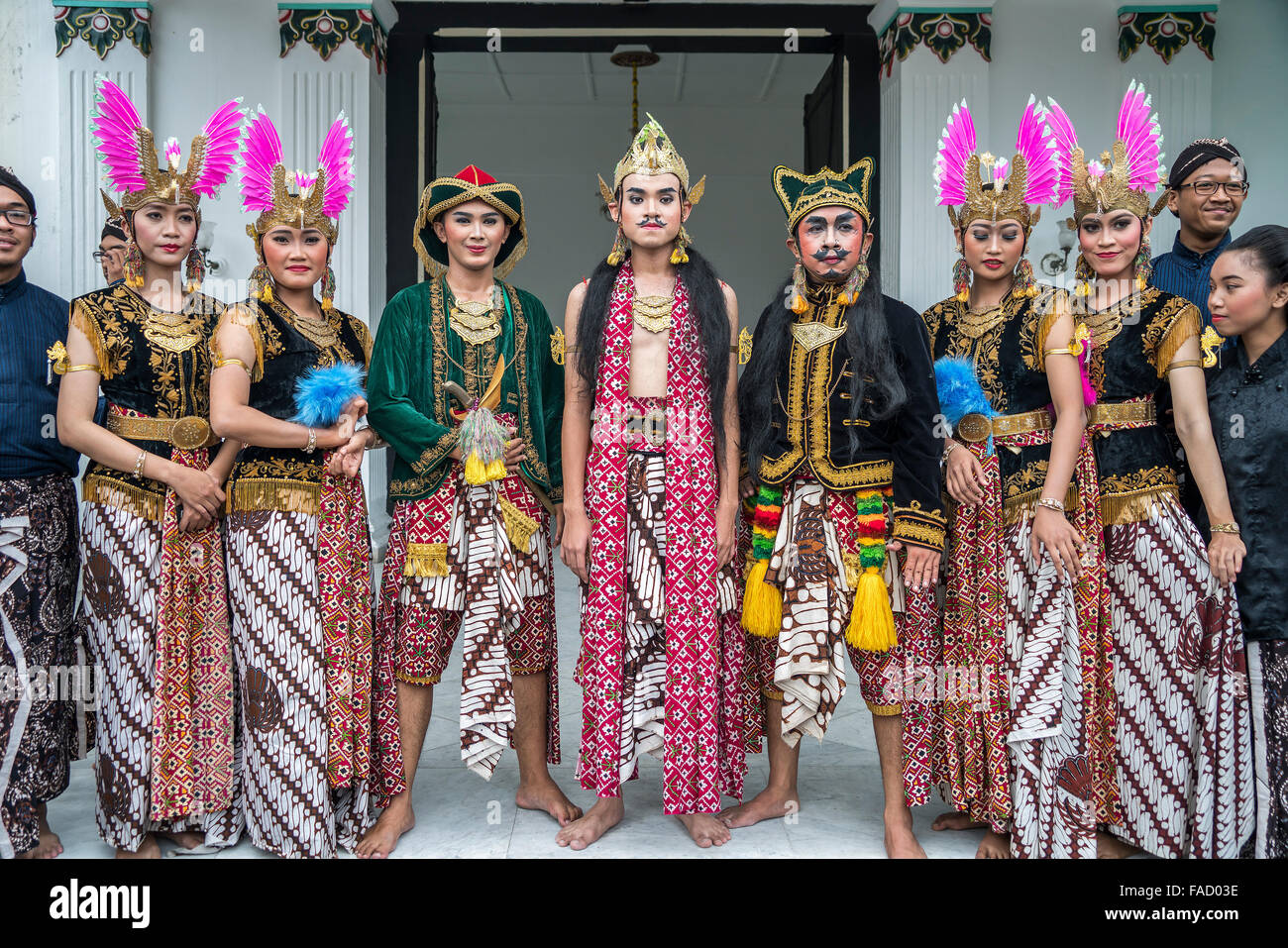 traditional dance group at The Sultan's Palace / Kraton, Yogyakarta ...