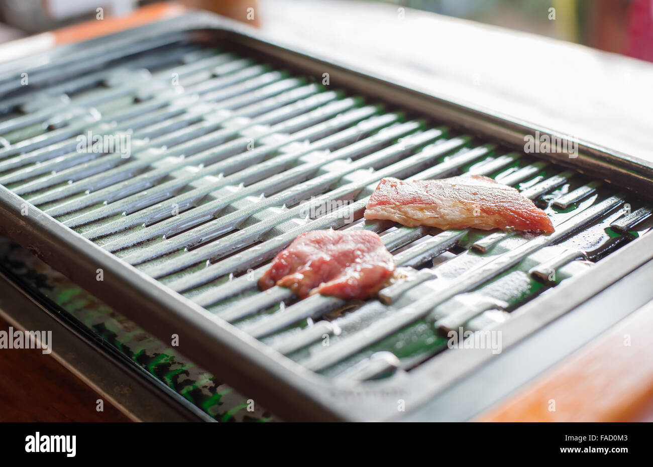 Mix raw meat ready to grill and toast Stock Photo - Alamy