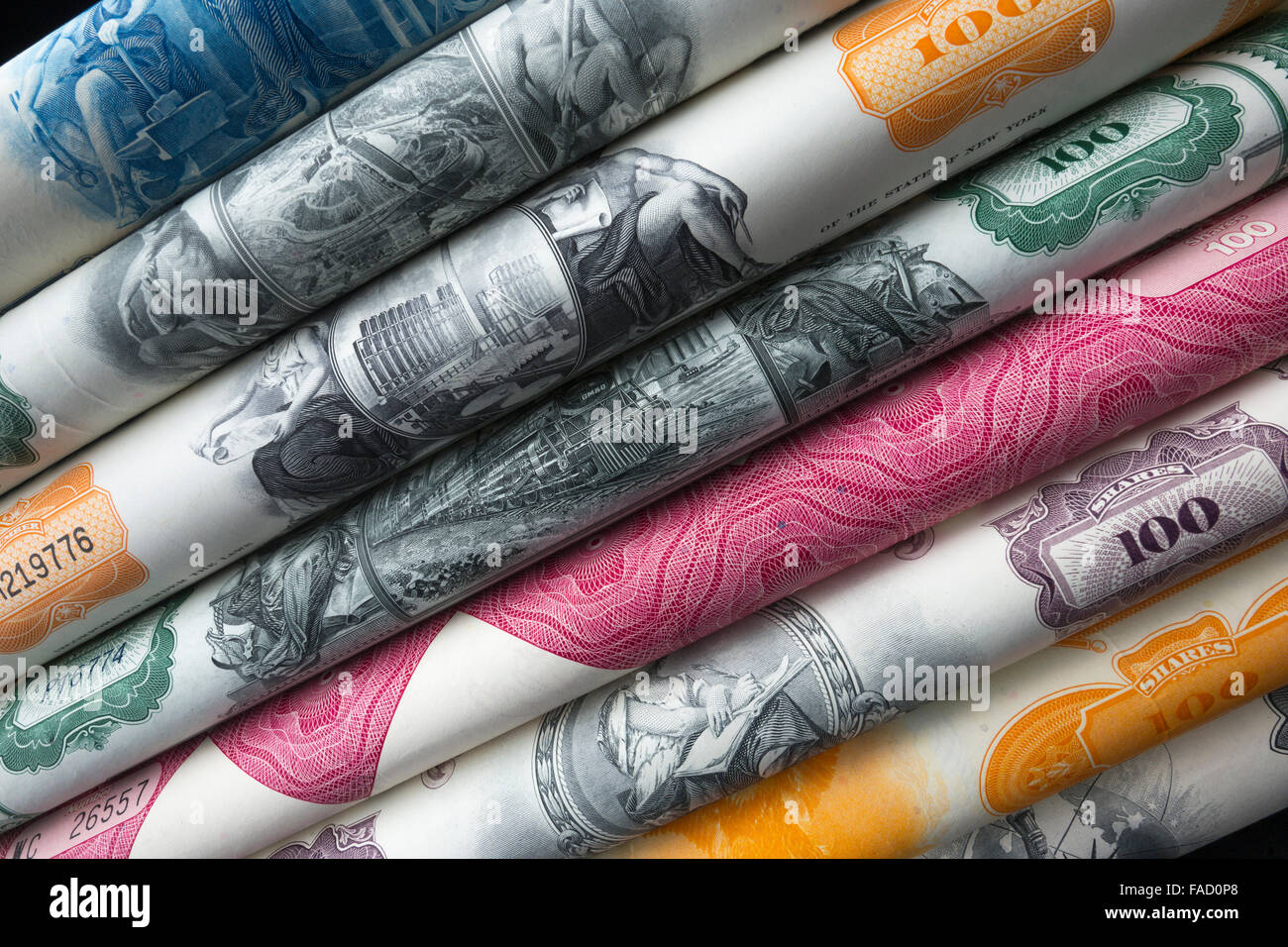 Bonds certificate hi-res stock photography and images - Alamy