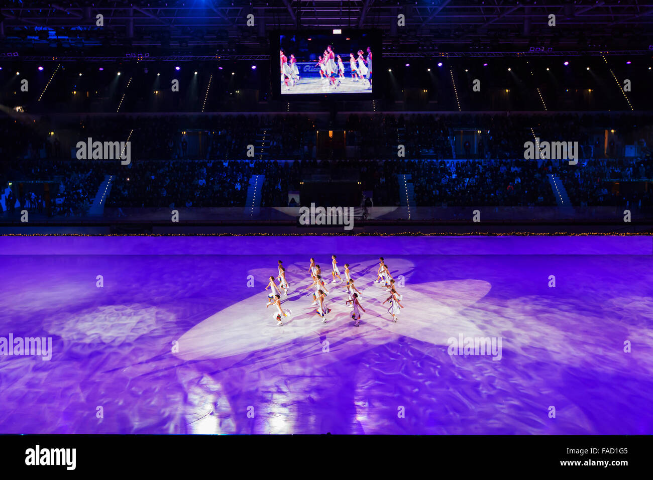Hot Shivers, Italian Synchronized Skating Team Stock Photo - Alamy