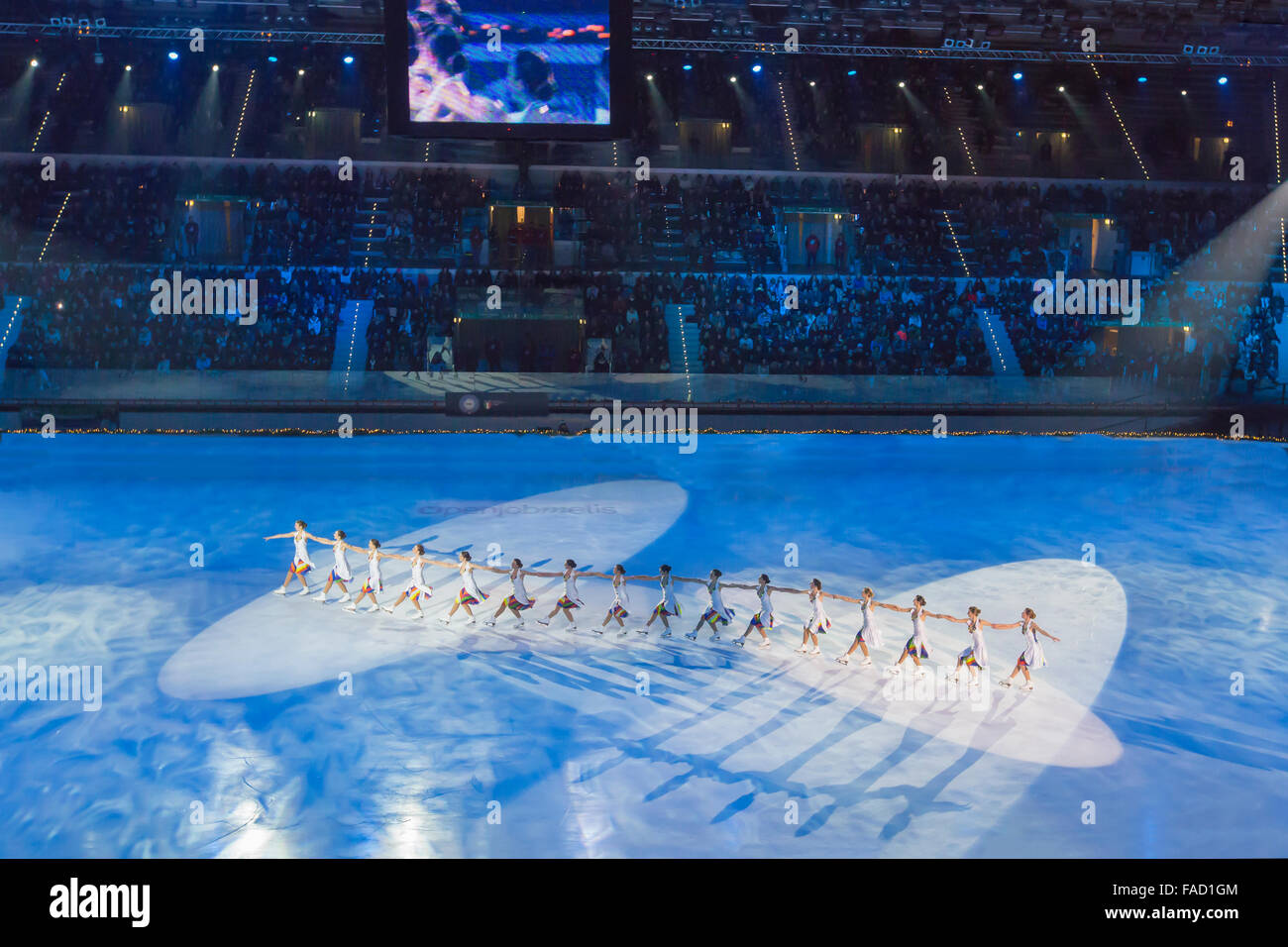Hot Shivers, Italian Synchronized Skating Team Stock Photo - Alamy