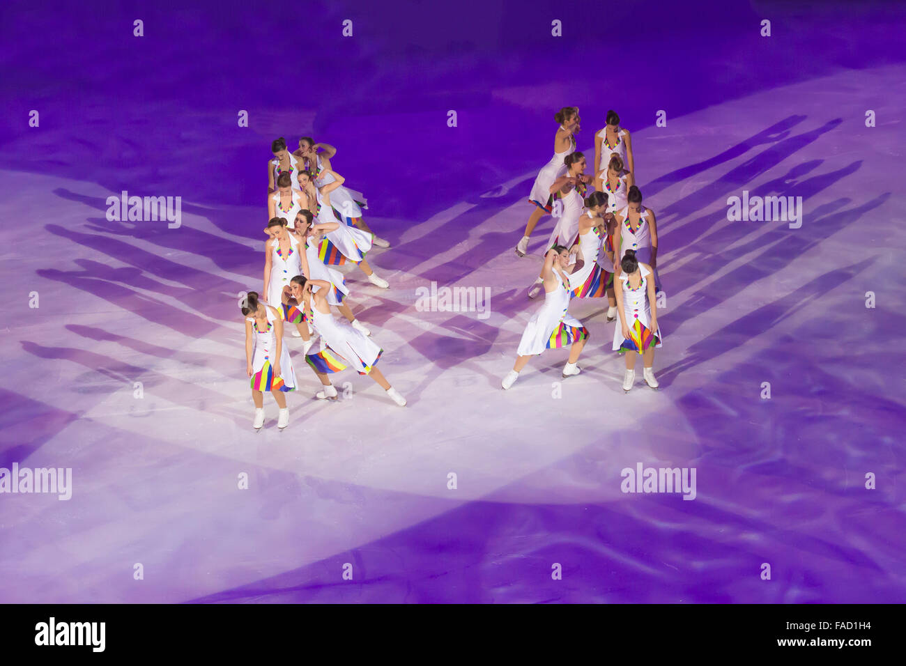 Hot Shivers, Italian Synchronized Skating Team Stock Photo - Alamy