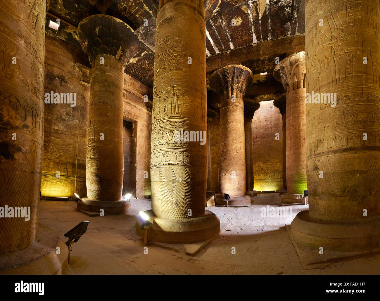Inside temple hall hi-res stock photography and images - Alamy