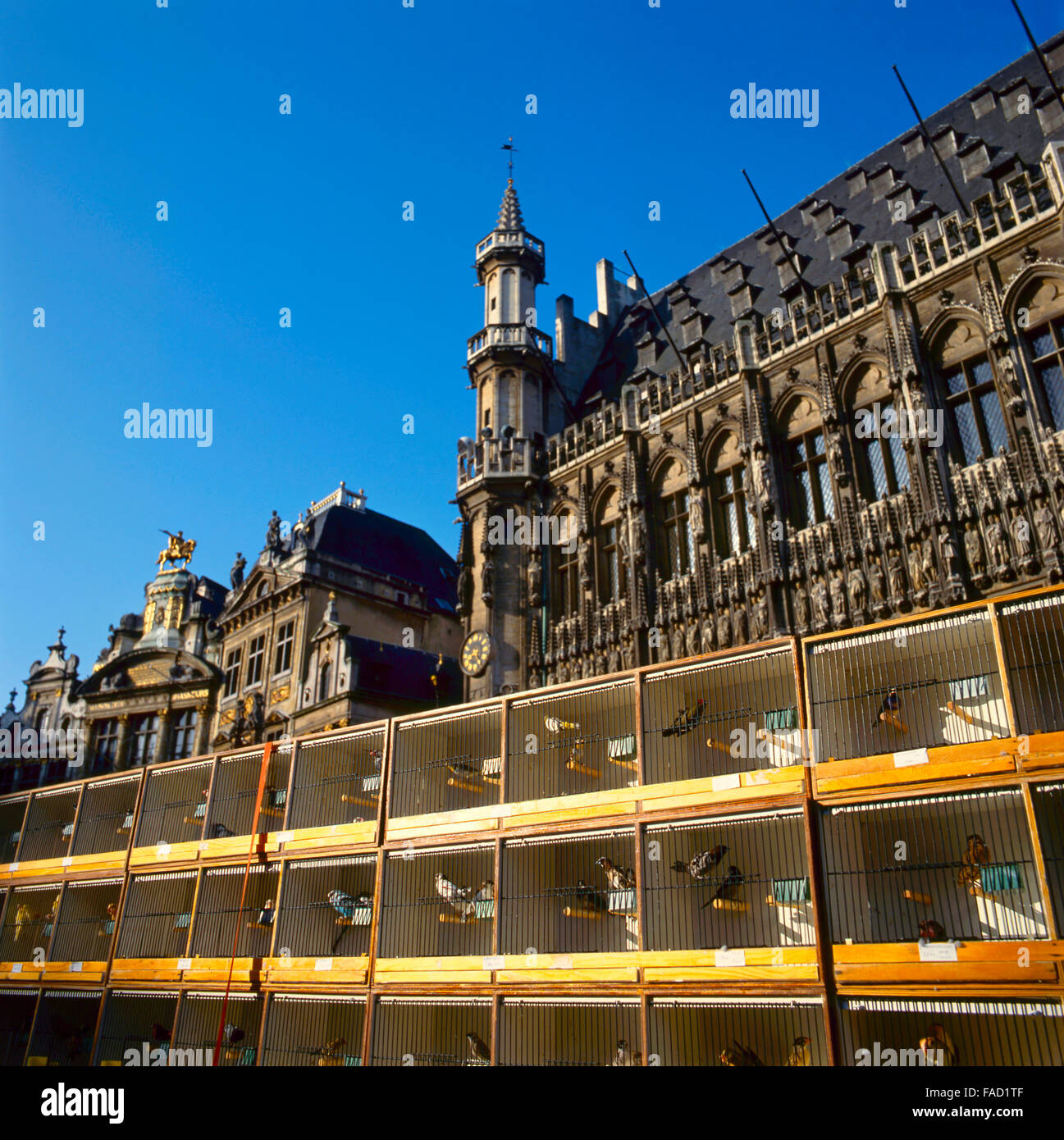 A view of the Grand Place in Brussels, Belgium. On Sunday there is a ...