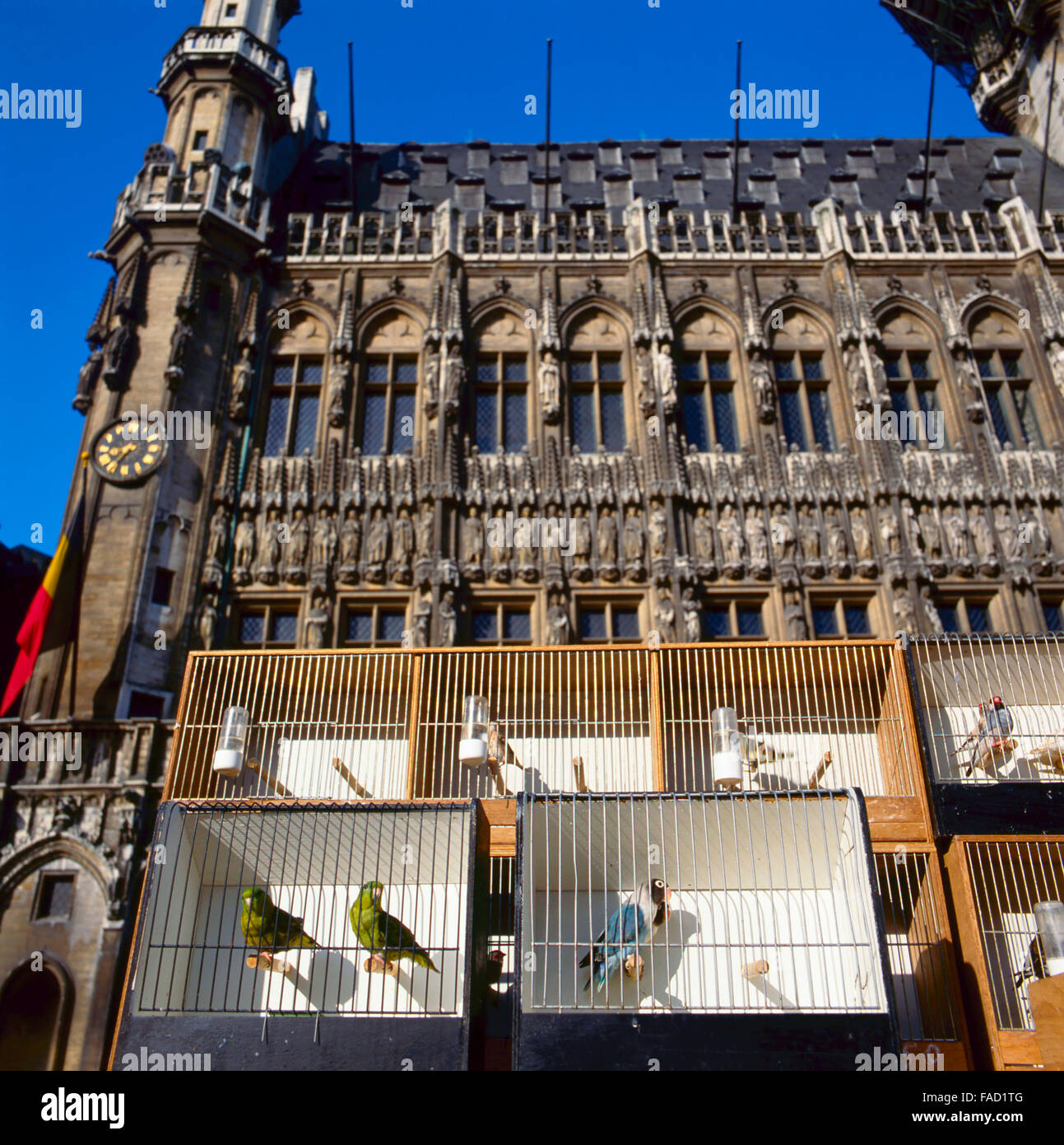 A view of the Grand Place in Brussels, Belgium. On Sunday there is a ...