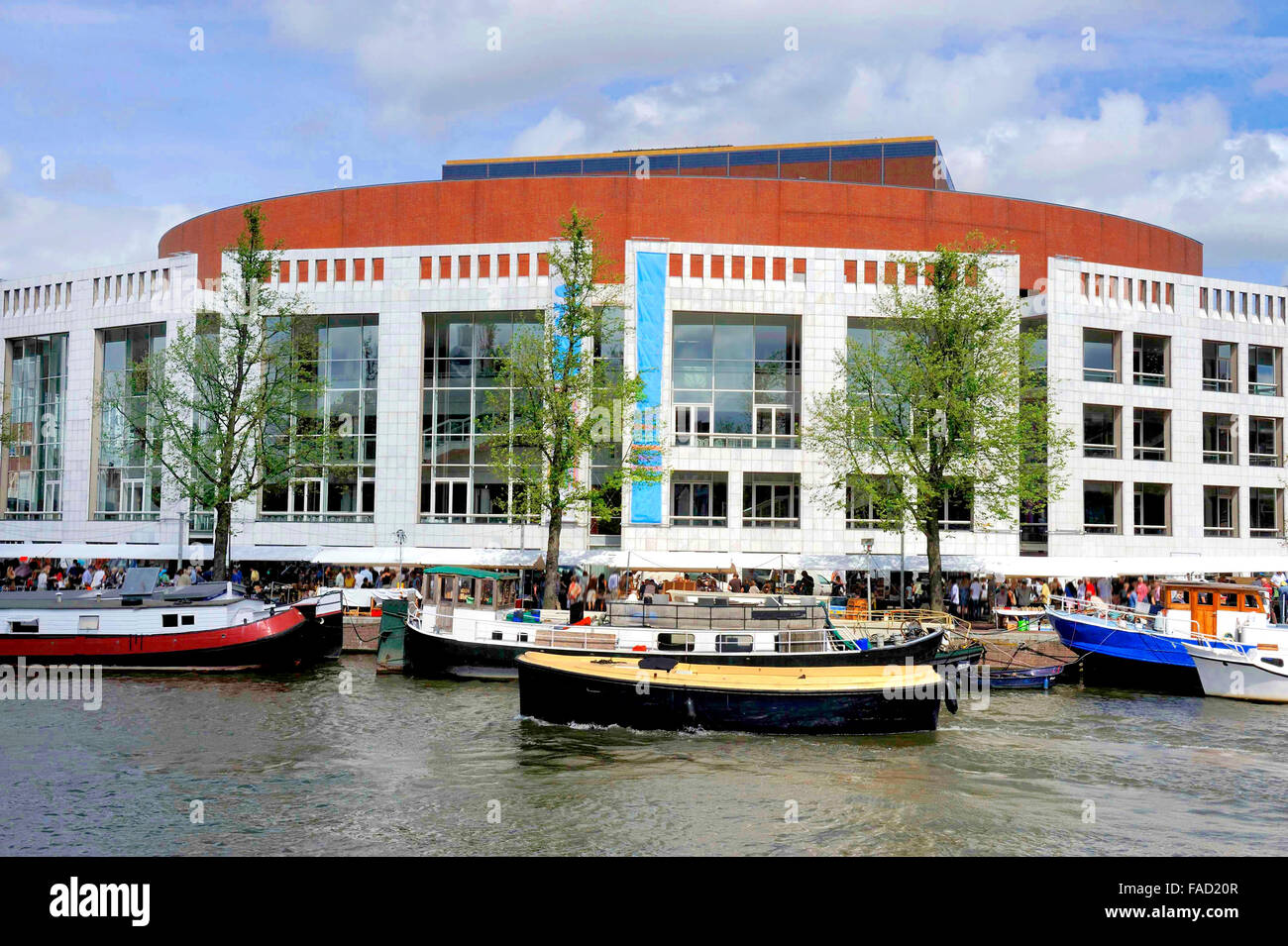 The Amsterdam Stopera (Opera House) situated in the city of Amsterdam ...