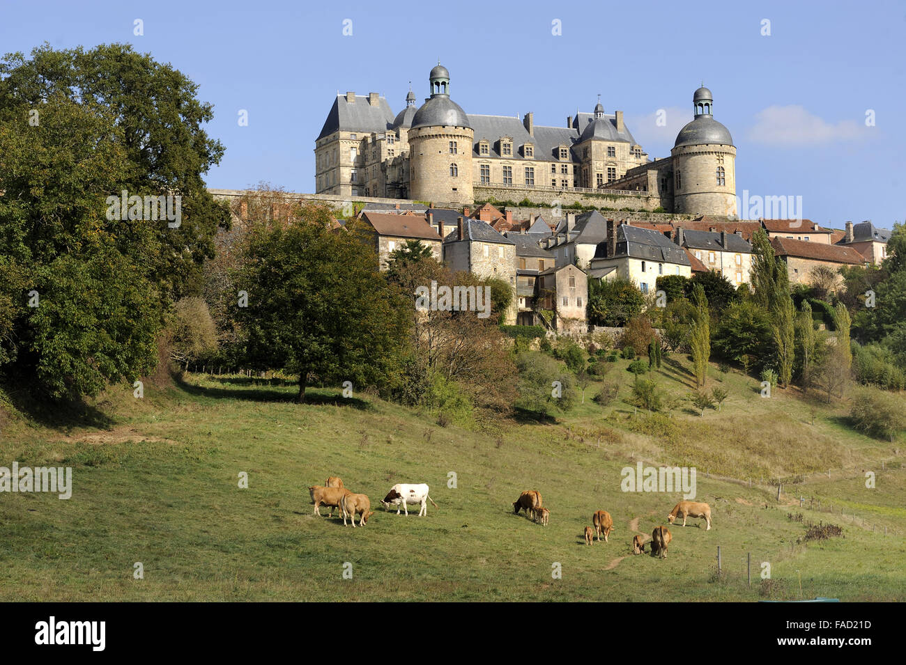 Hautefort castle is one of the most prestigious castles situated in ...