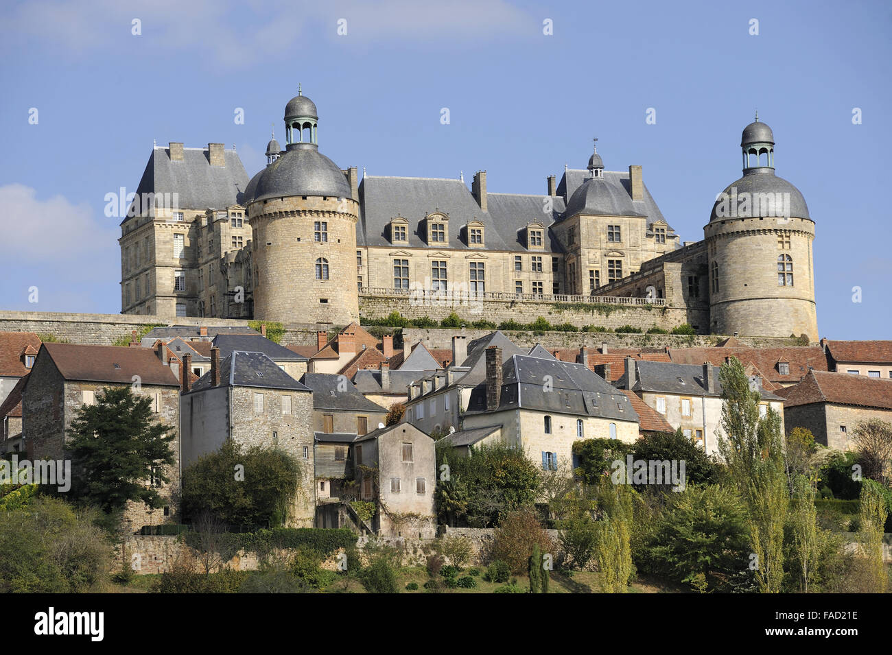 Hautefort castle is one of the most prestigious castles situated in ...