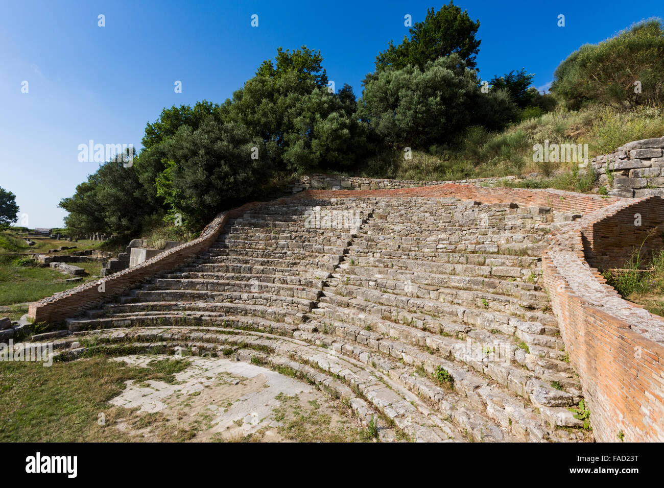 Apollonia, or Apoloni, Fier Region, Albania. Ancient Greek city founded ...