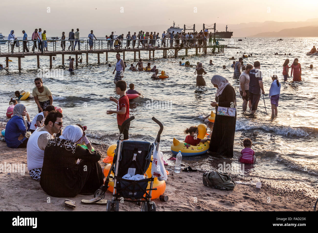 Aqaba and jordan and swim hi-res stock photography and images - Alamy