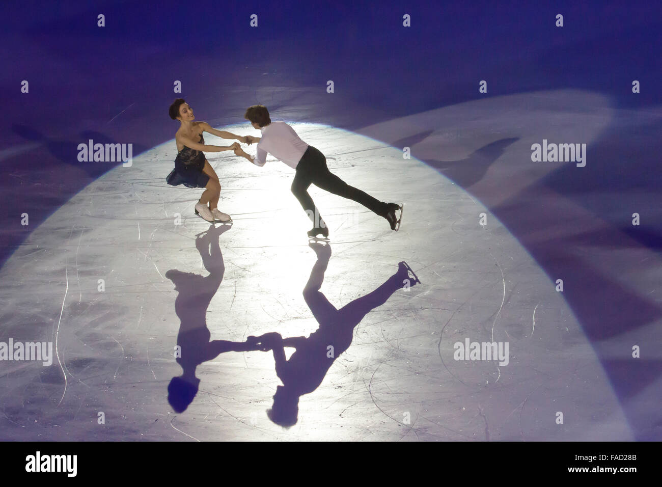 Meryl Davis e Charlie White free dance skating champions Stock Photo ...