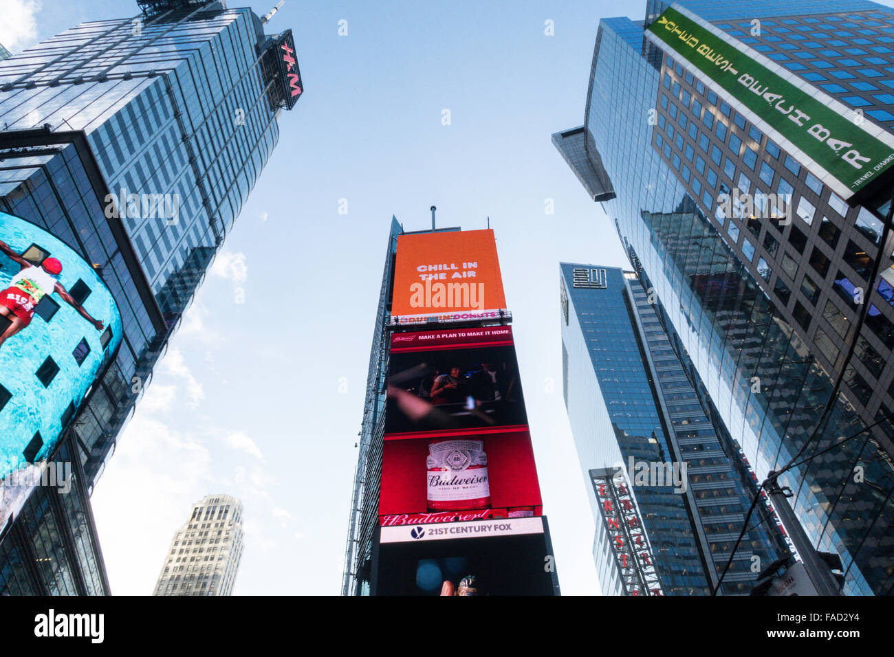 Times Square Advertising and Buildings, NYC Stock Photo - Alamy