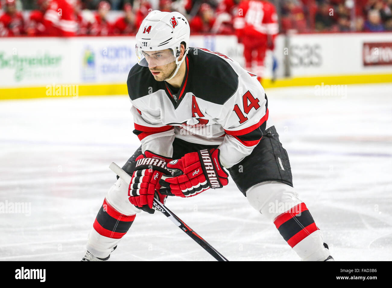 Dec. 26, 2015 - New Jersey Devils center Adam Henrique (14) during the ...