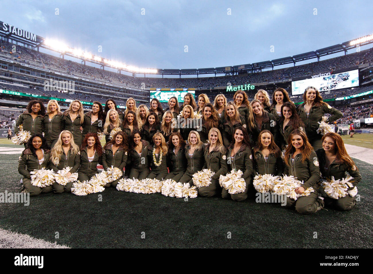 East Rutherford, New Jersey, USA. 27th Dec, 2015. New York Jets Flight ...
