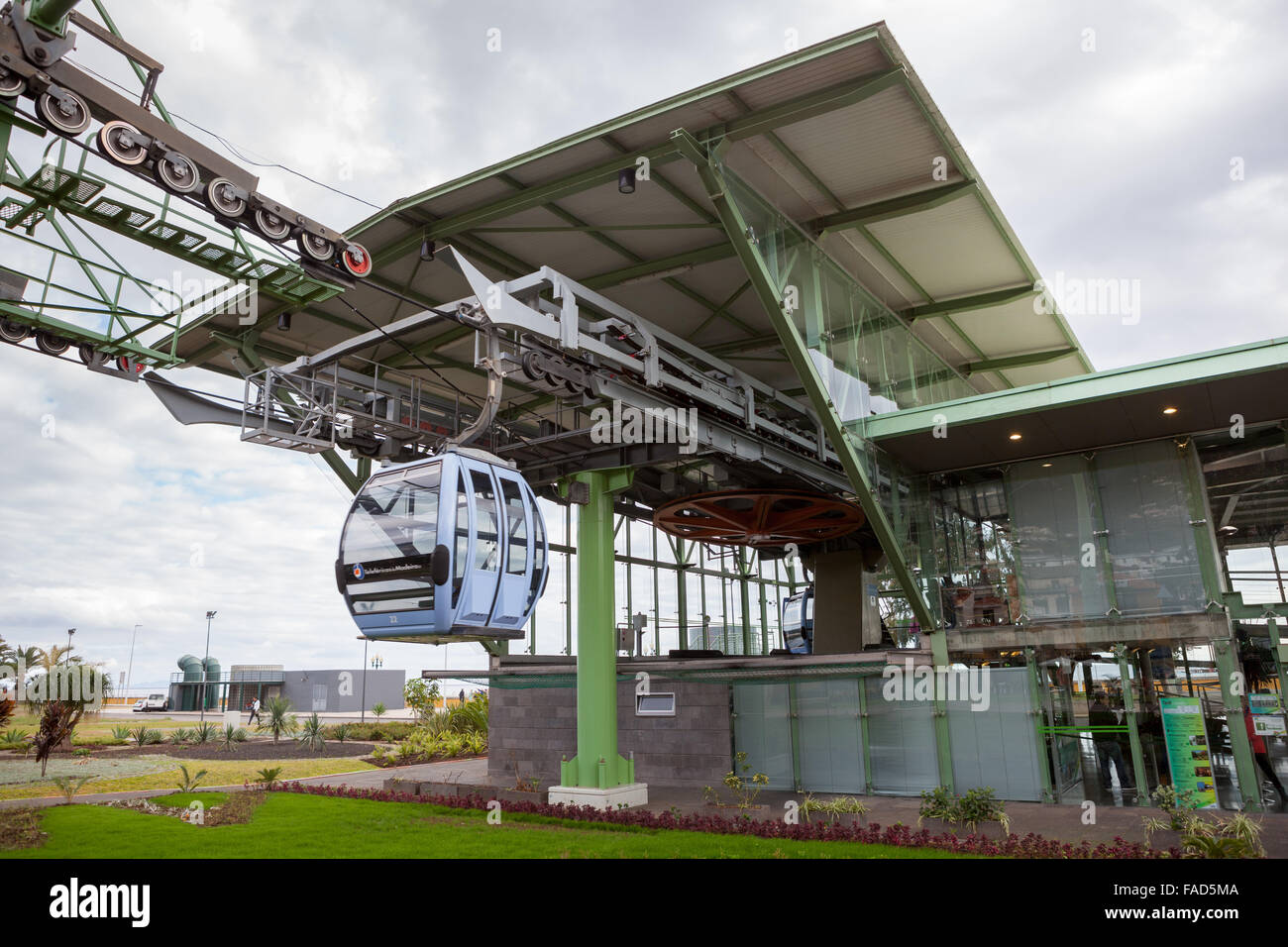 Cable car to Monte. Funchal, Madeira Stock Photo - Alamy