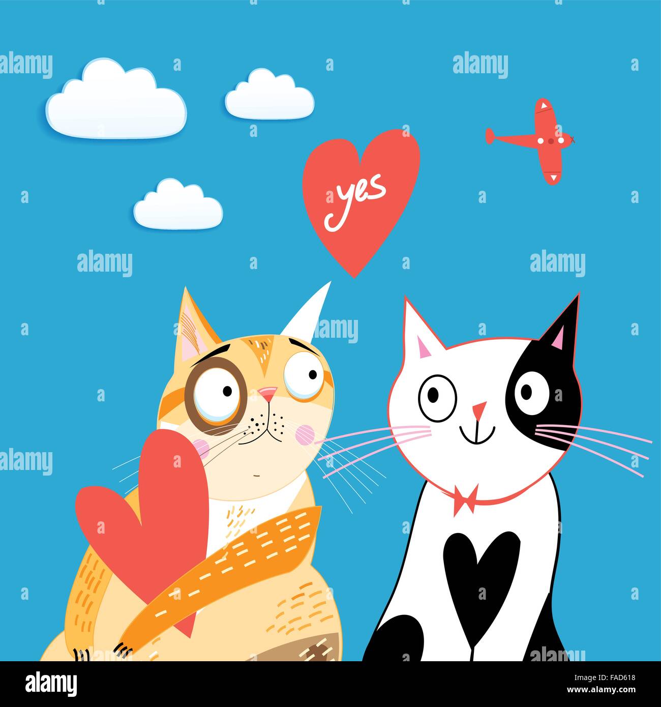 Close up cats blue Stock Vector Images - Alamy