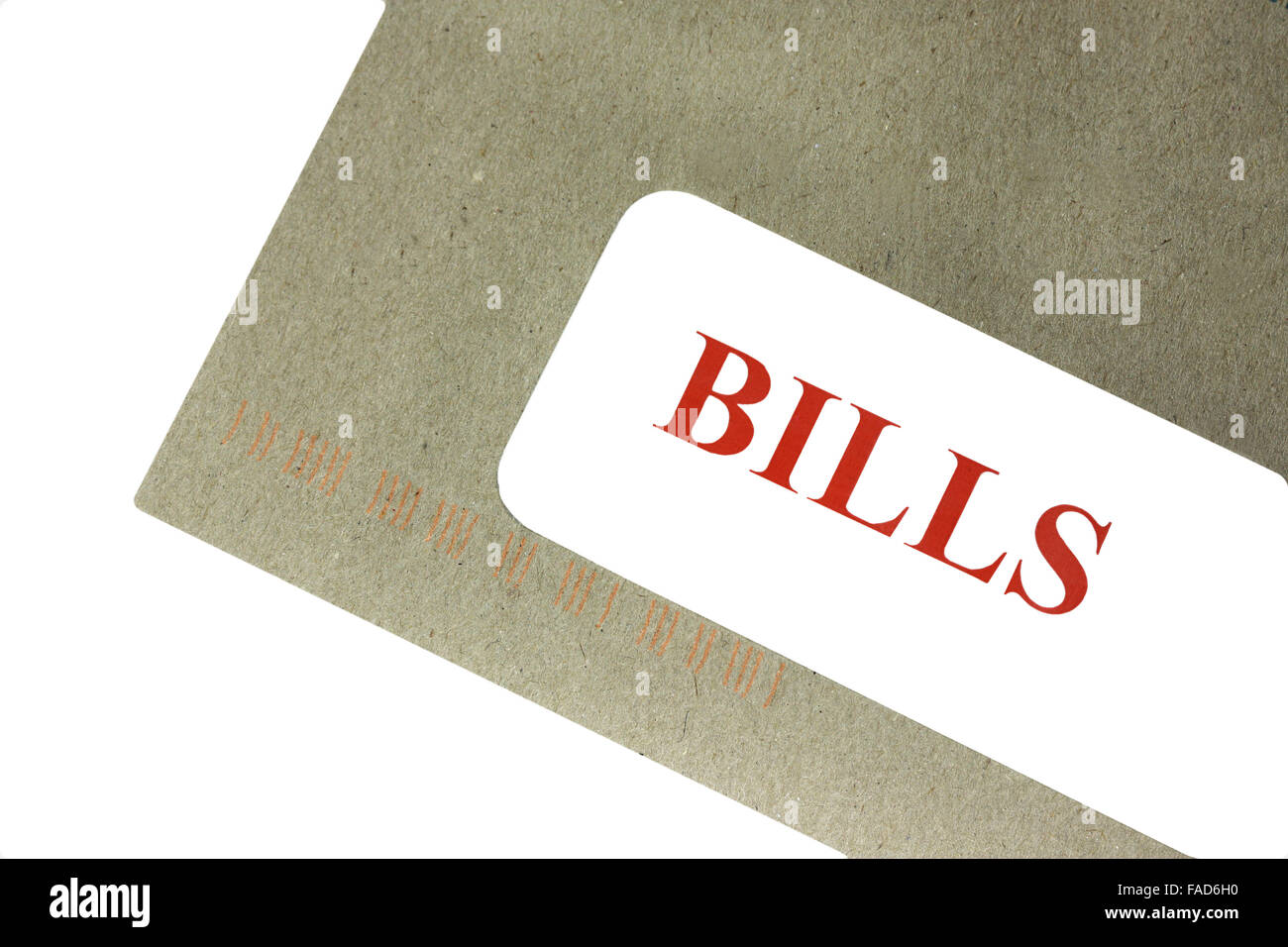envelope bills Stock Photo - Alamy