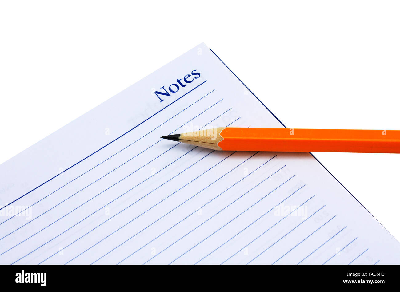 Pad note hi-res stock photography and images - Alamy