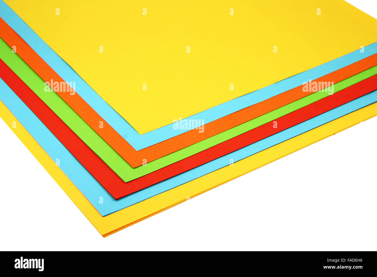 Pile colored paper hi-res stock photography and images - Alamy