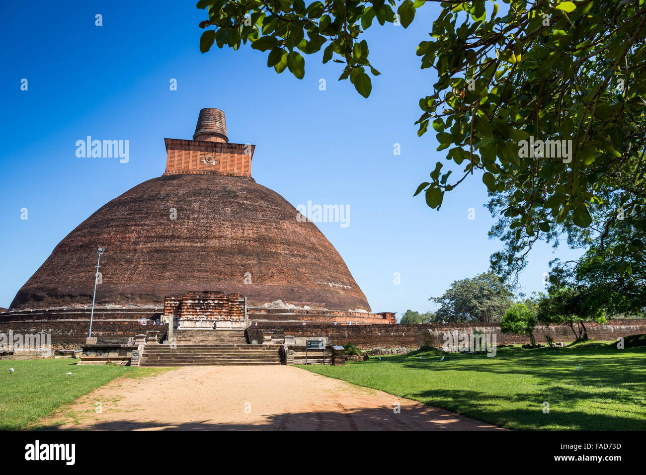 Jetavanaramaya dagoba in the ruins of Jetavana, UNESCO world heritage ...