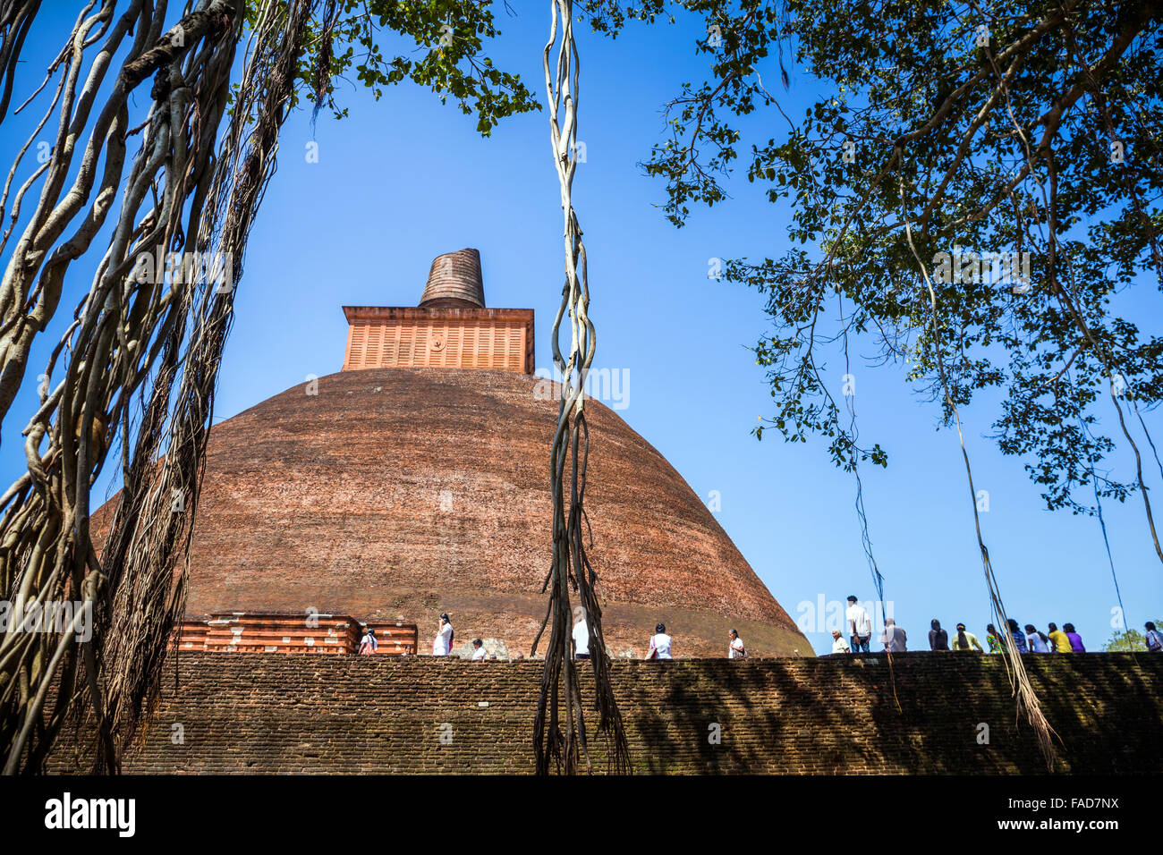 Jetavanaramaya dagoba in the ruins of Jetavana, UNESCO world heritage ...
